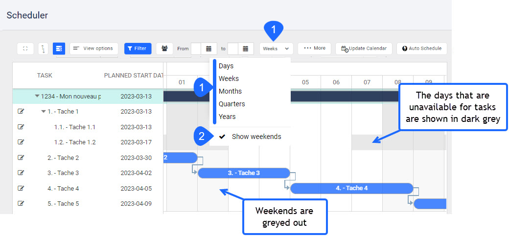 Scheduler Display – Aidi