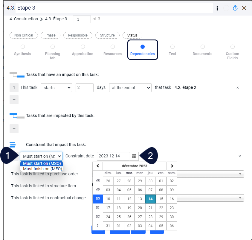 Critical Path, Dependencies and Constraints – Aidi