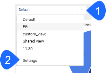 Customize the Project List and Analytics Views – Aidi