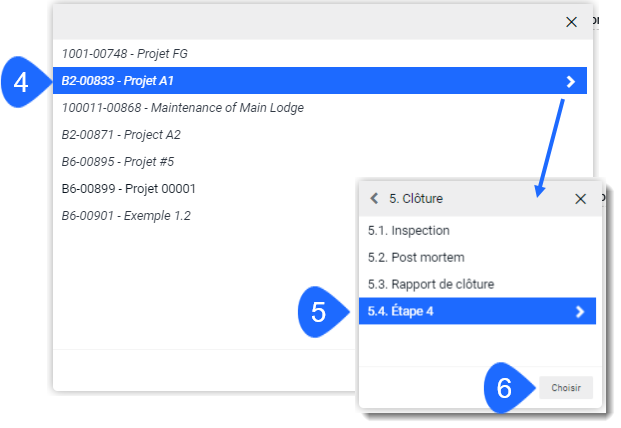 Dépendances inter-projets – Aidi