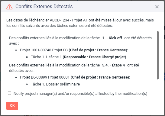 Dépendances inter-projets – Aidi