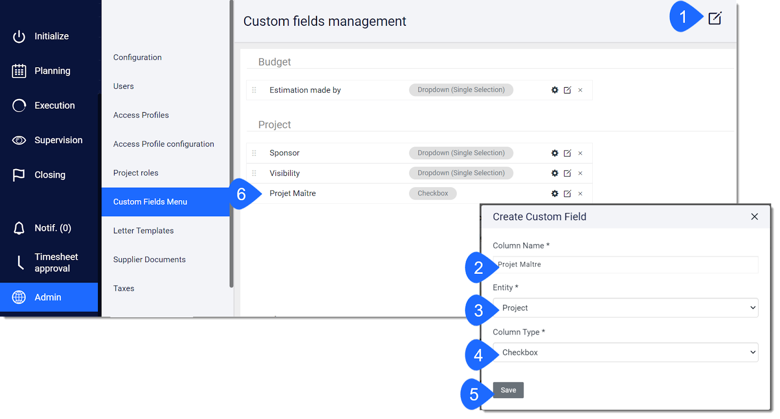 Multi-Project Dashboard – Aidi