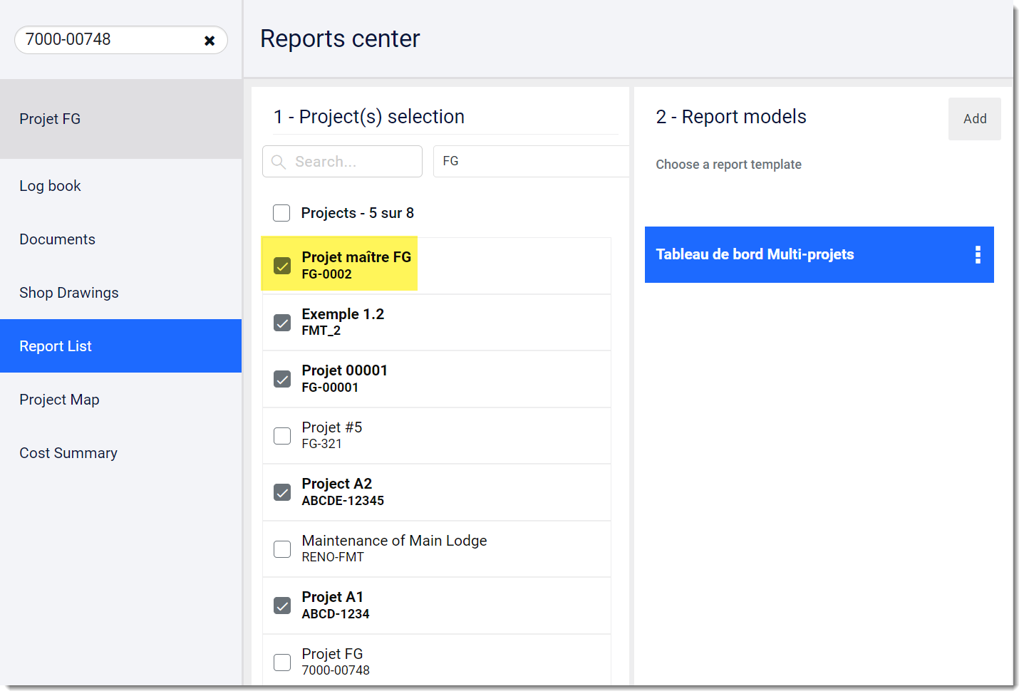 Multi-Project Dashboard – Aidi