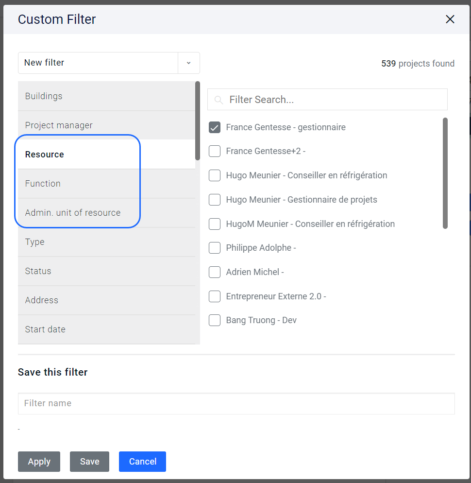 Resource Management – Aidi