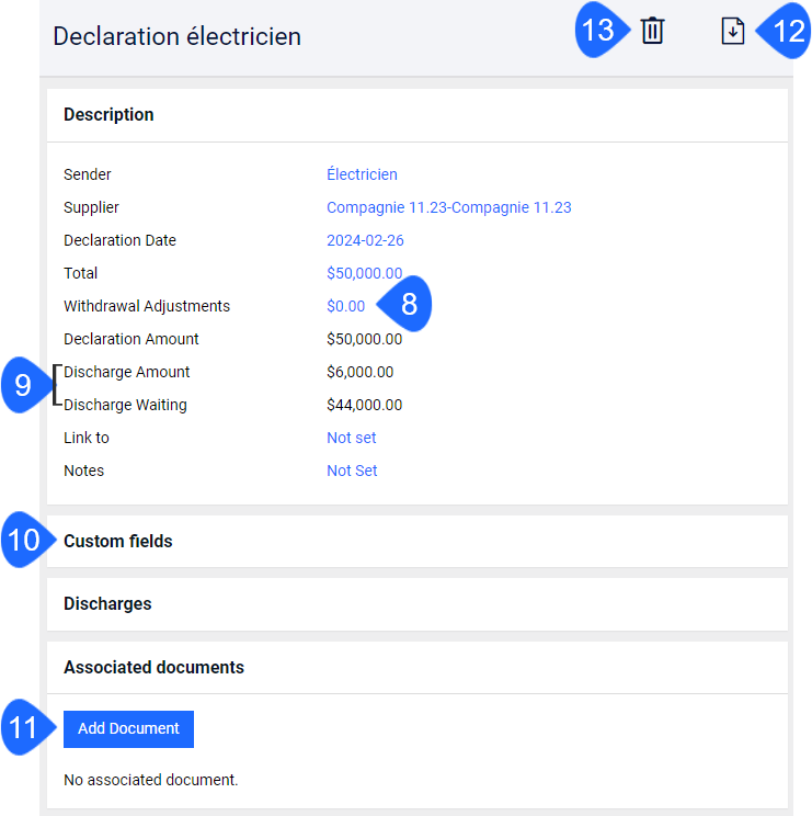 Creating and Linking a Declaration – Aidi