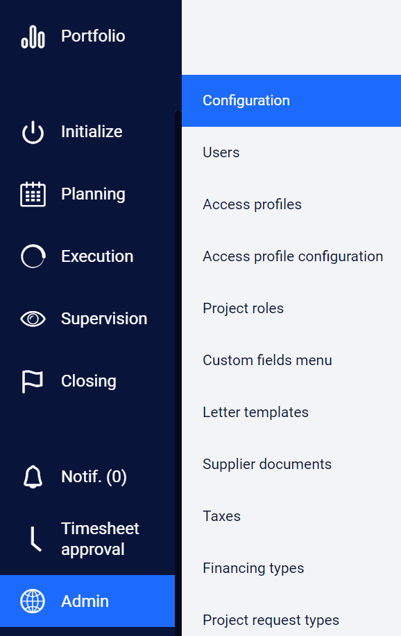 Options of the Configuration Page – Aidi