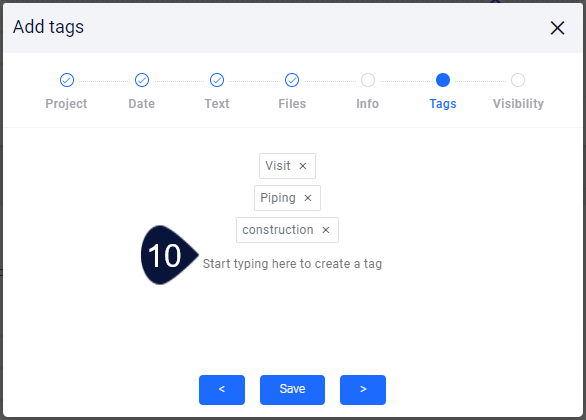 Create a note in the Logbook – Aidi